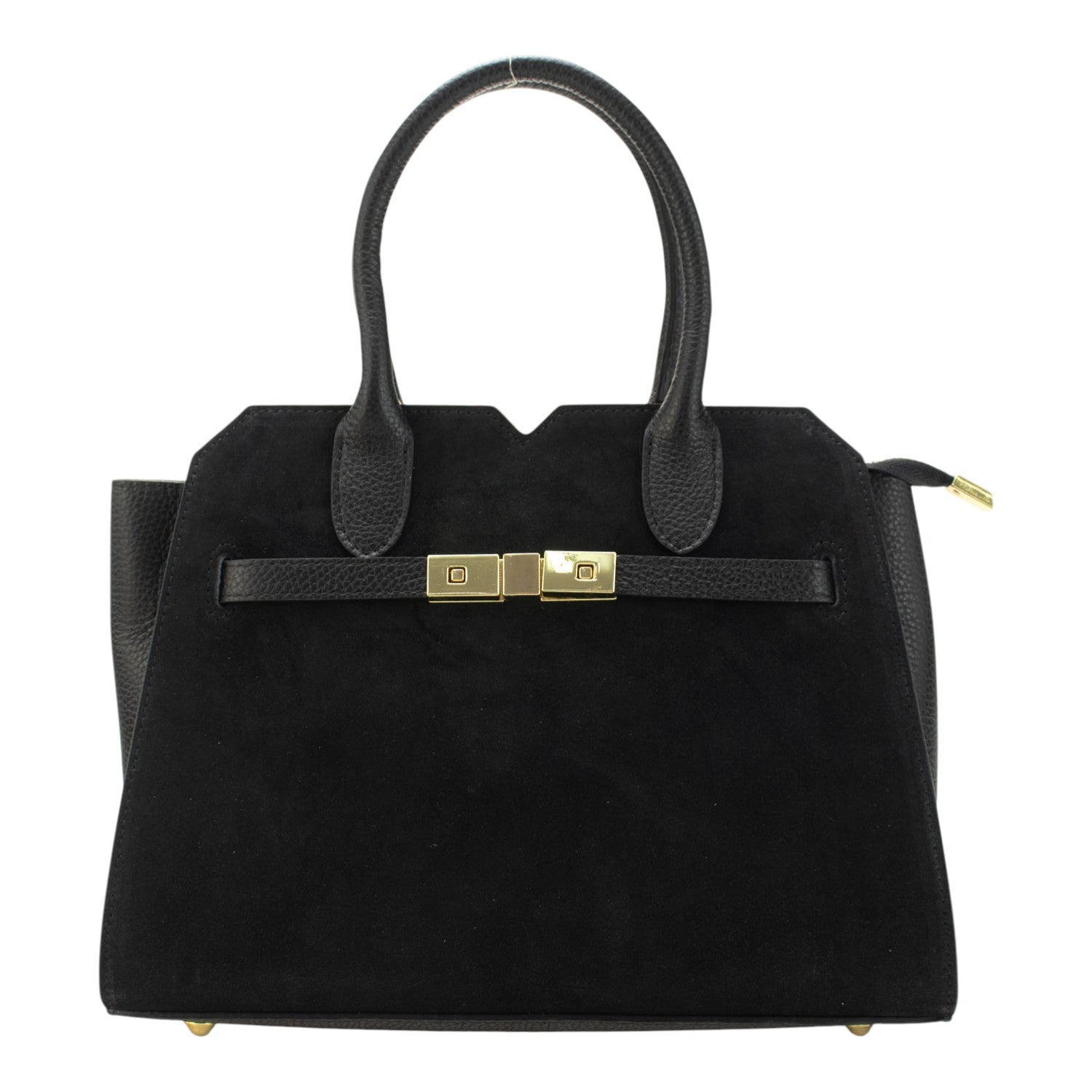 Bolso en Piel Pregato Lizea Negro